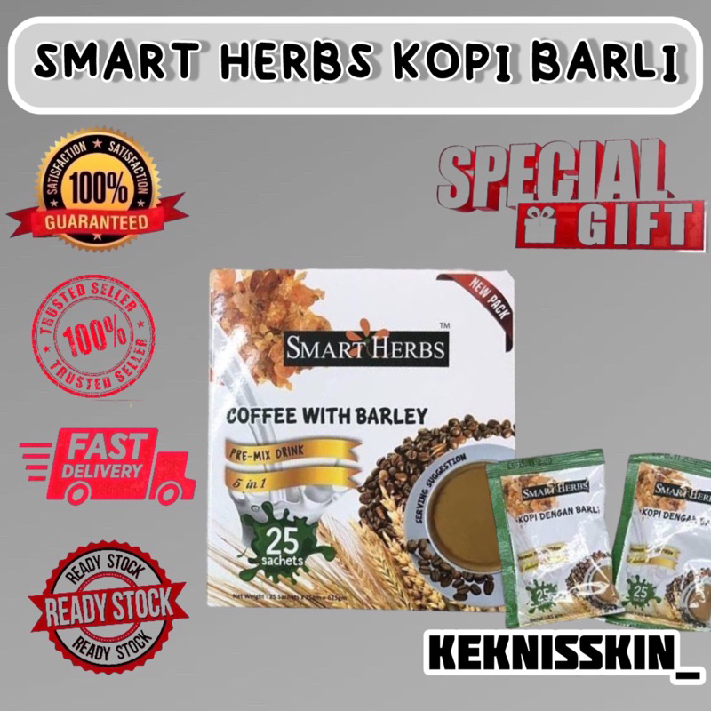 SMART HERBS COFFE WITH BARLI ( KOPI BARLI ) | Shopee Malaysia