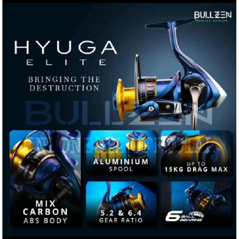 BULLZEN HYUGA ELITE SPINING REEL | Shopee Malaysia