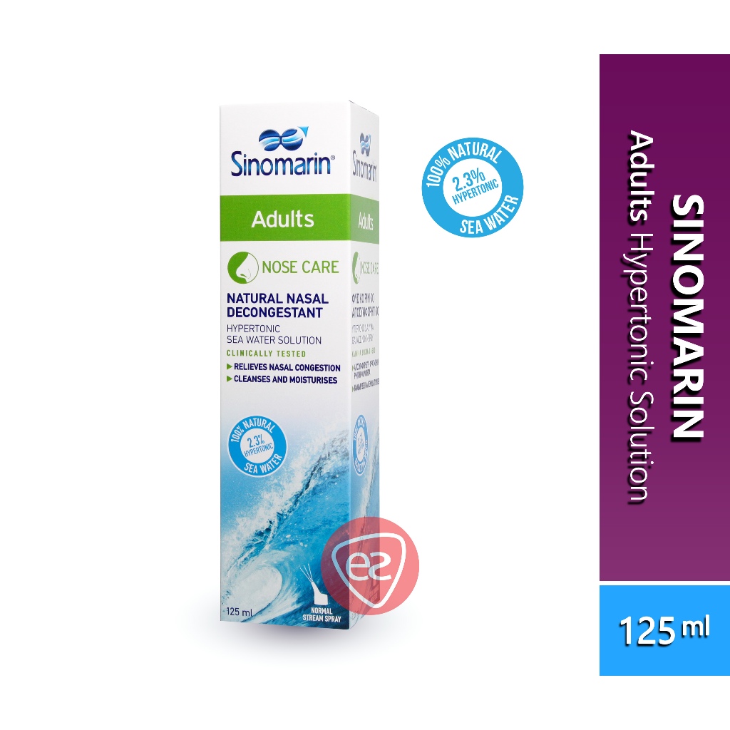 Sinomarin Adults Nose Care Natural Nasal Decongestant Hypertonic Sea ...