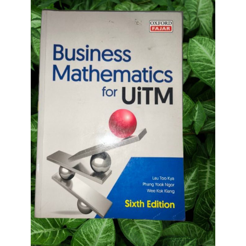Business Mathematics for UiTM sixth edition. | Shopee Malaysia