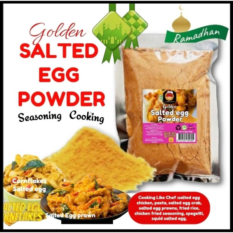SALTED EGG POWDER 100g | Golden salted egg powder | Serbuk telur masin ...
