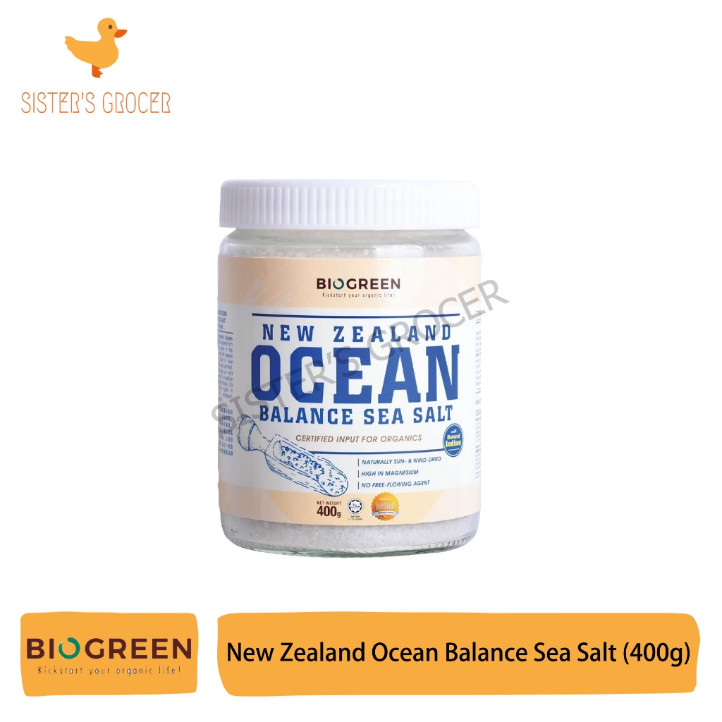 Biogreen New Zealand Ocean Balance Sea Salt (400g) | Shopee Malaysia