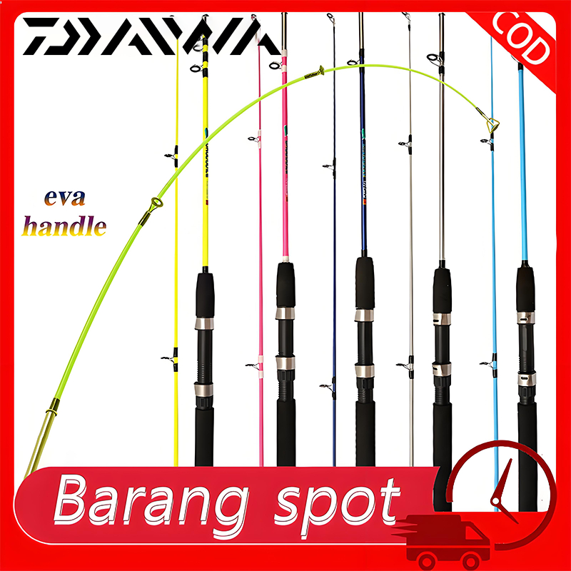 DAIWA Joran Pancing Rod Spinning Fishing Rod 2 Sections Fishing Combo ...