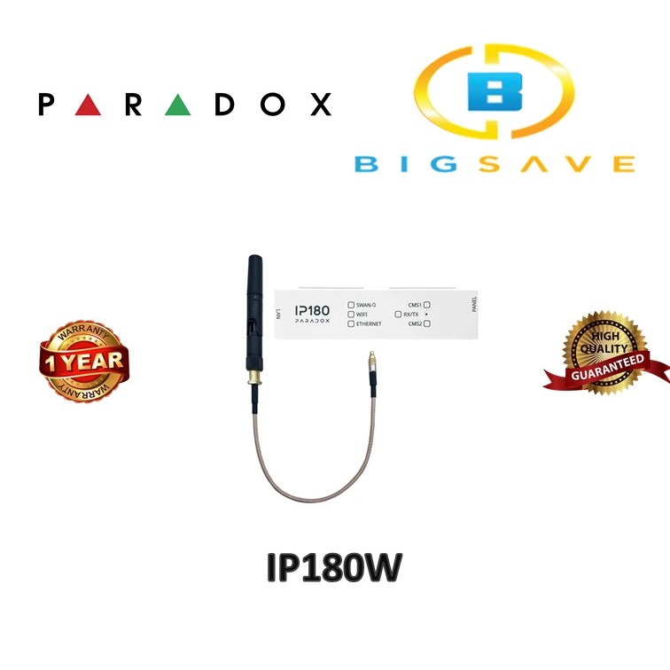 PARADOX IP180W INTERNET MODULE WITH IP REPORTING (APP BLUE EYE) CONTROL ...