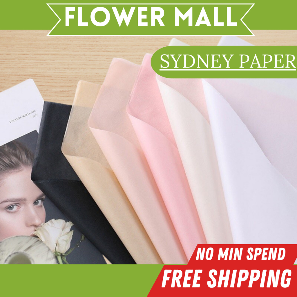 (20PCS) 18G SYDNEY PAPER Flower Wrapping Paper Bouquet Gift Florist ...