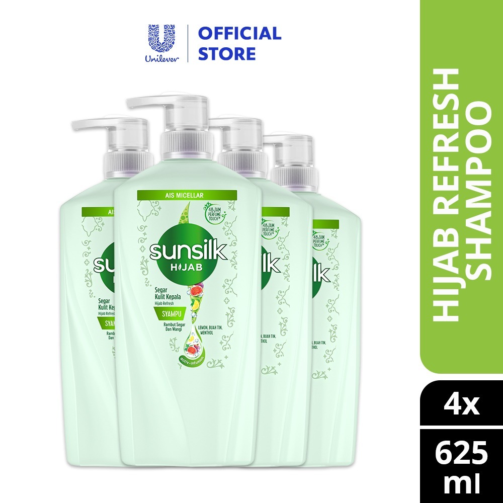[Bundle of 4] Sunsilk Hijab Refresh Shampoo 625ml | Shopee Malaysia