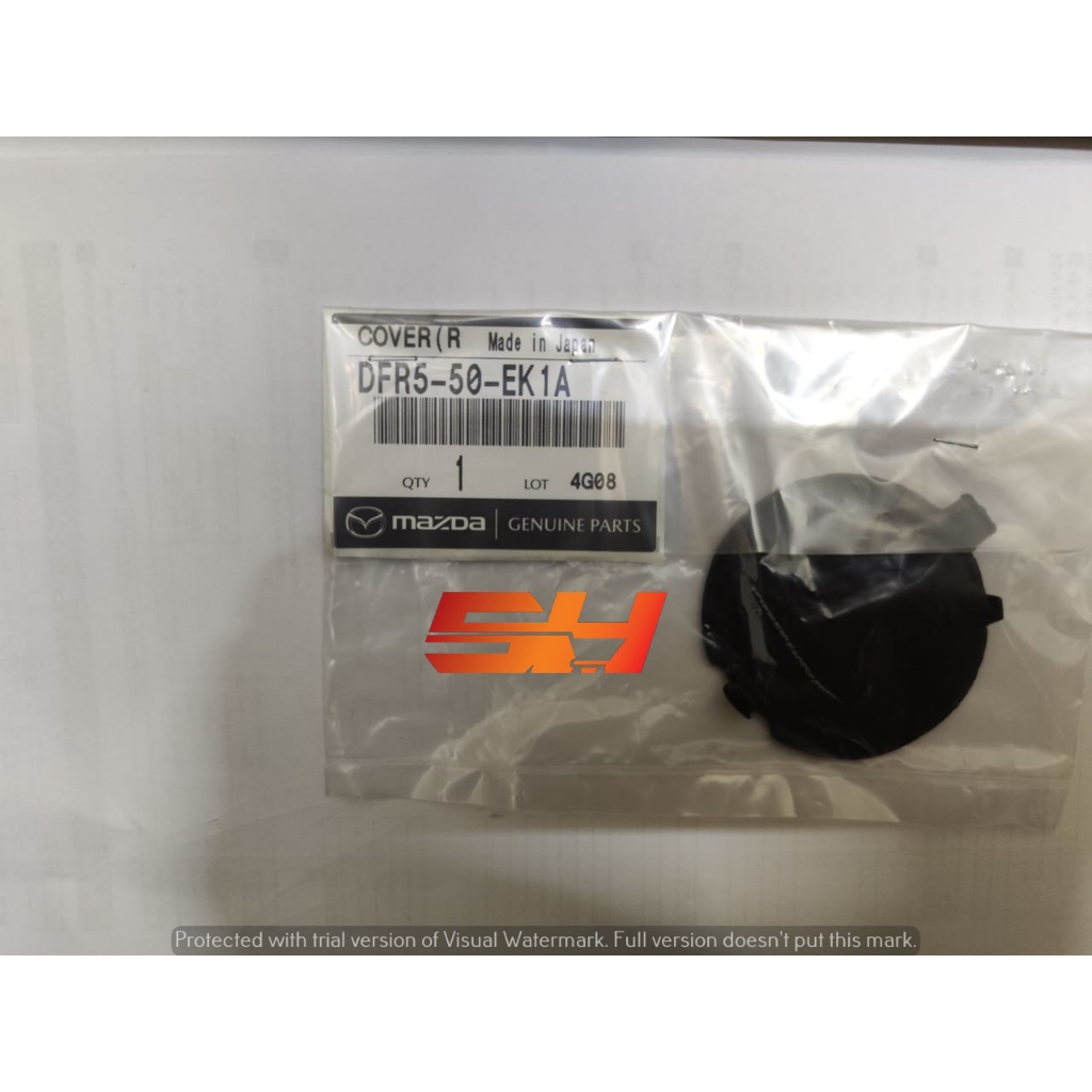 MAZDA 3 / CX30 DFR550EK1A COVER Rear Bumper Right RH towing hook ...