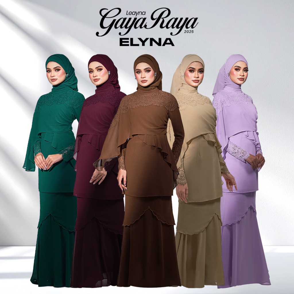 LEAYNA.CO ELYNA Kurung | Shopee Malaysia