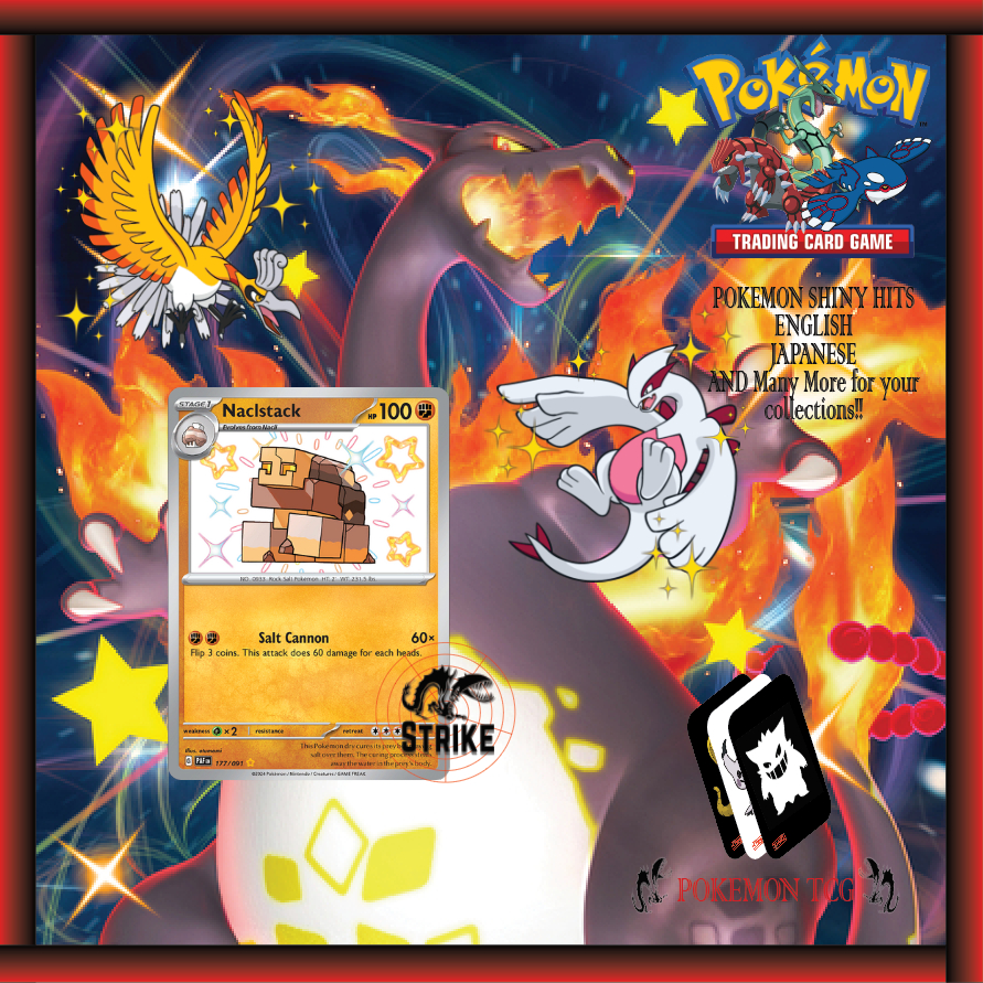 Shiny Pokemon Naclstack 177/091 Paldean Fates SV4.5 PTCG | Shopee Malaysia