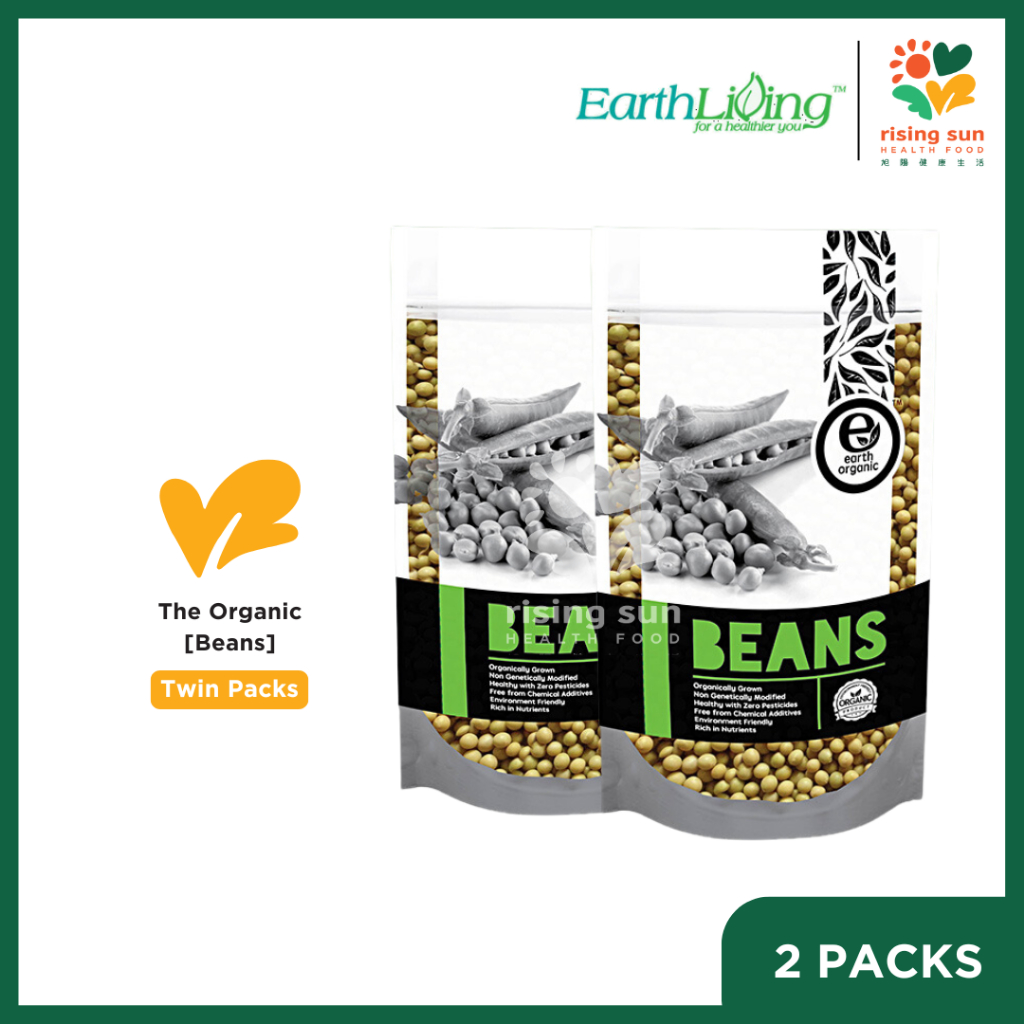 Earth Living Organic Soya Beans (450g x 2) - Twin Pack | Shopee Malaysia