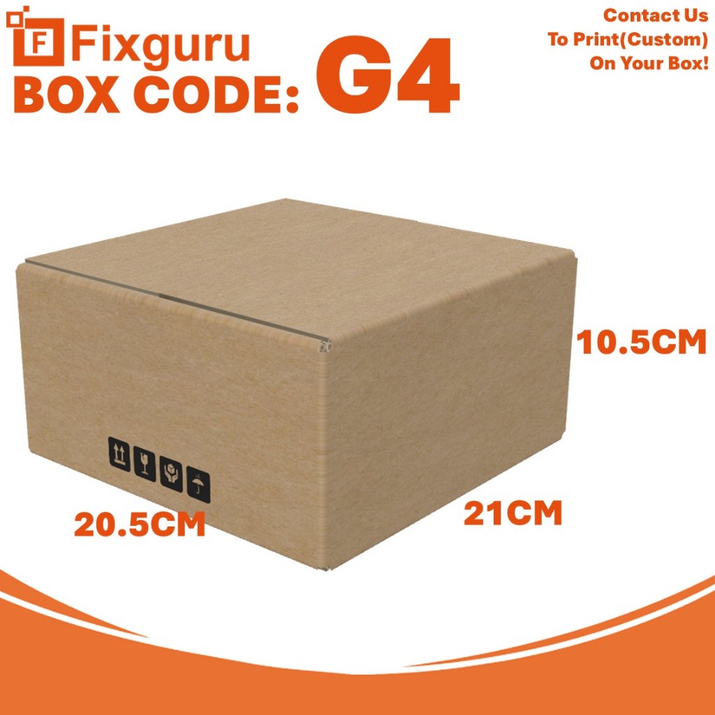 Fixguru G4 - 21x20.5x10.5cm Carton Box Moving Box Storage Box Packing ...