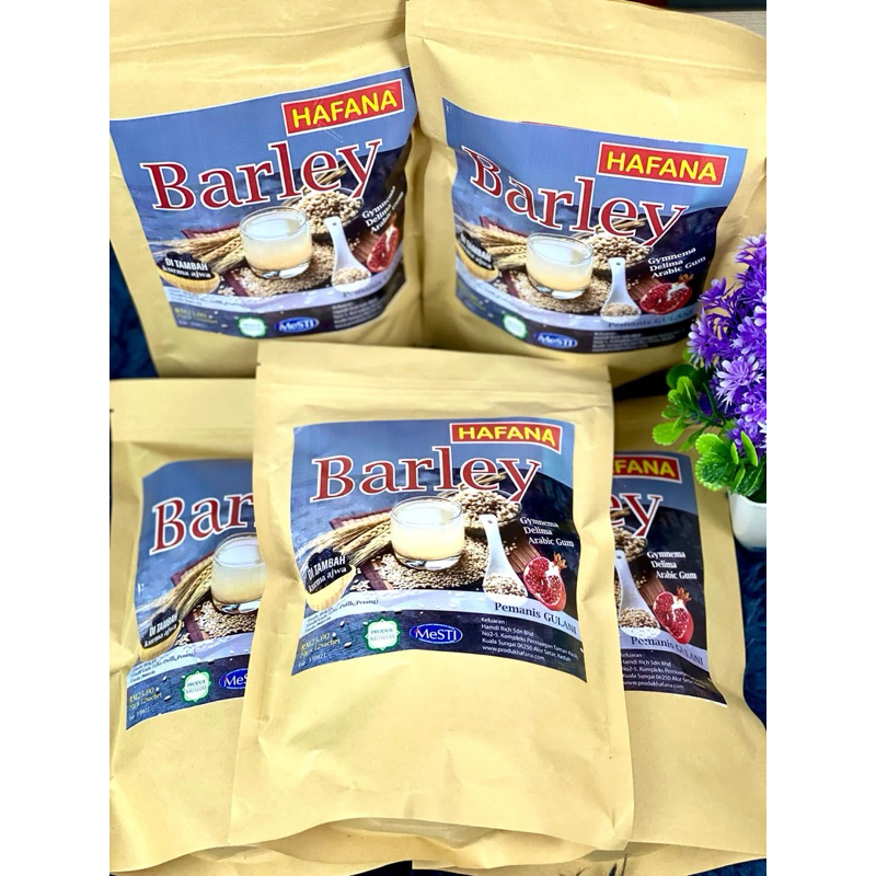 Barley barli HAFANA TIADA GULA PUTIH PERANG minuman organic holland ...