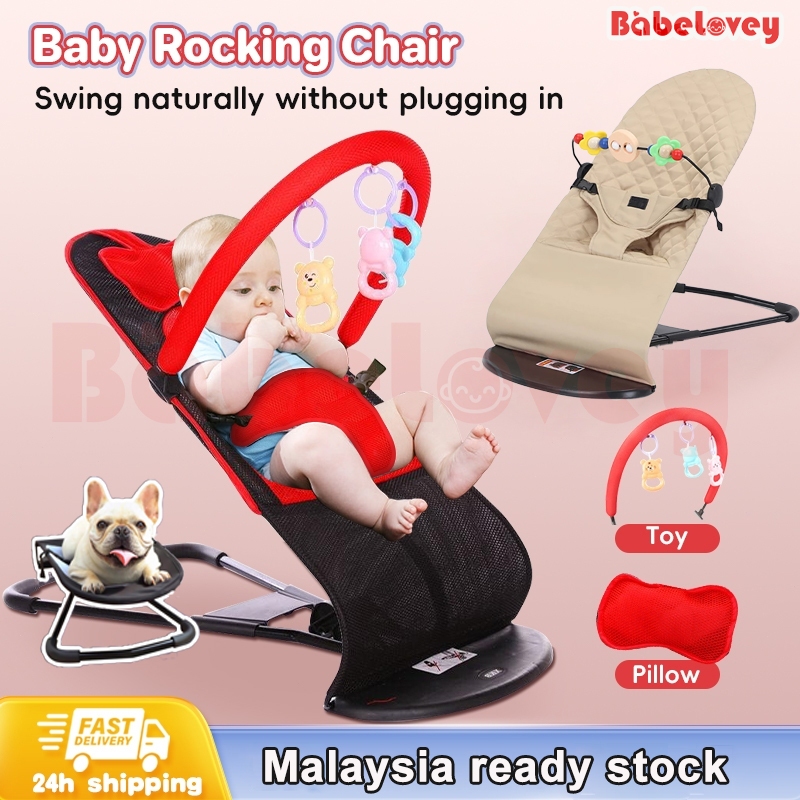 Baby Rocker Baby Rocking Chair kerusi baby duduk tempat duduk baby Buai ...
