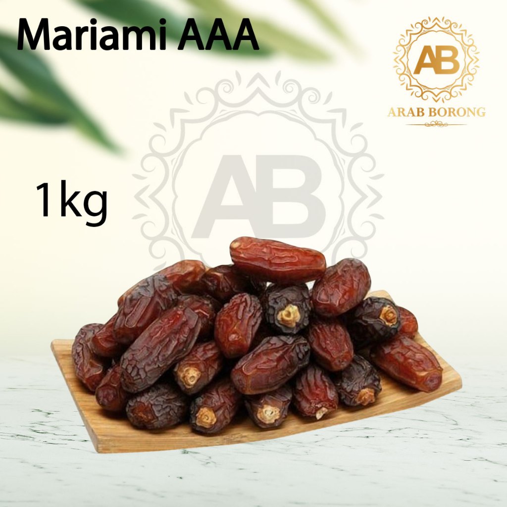 Kurma Mariami Grade AAA Mariami Dates | 3kg | 1kg | Shopee Malaysia