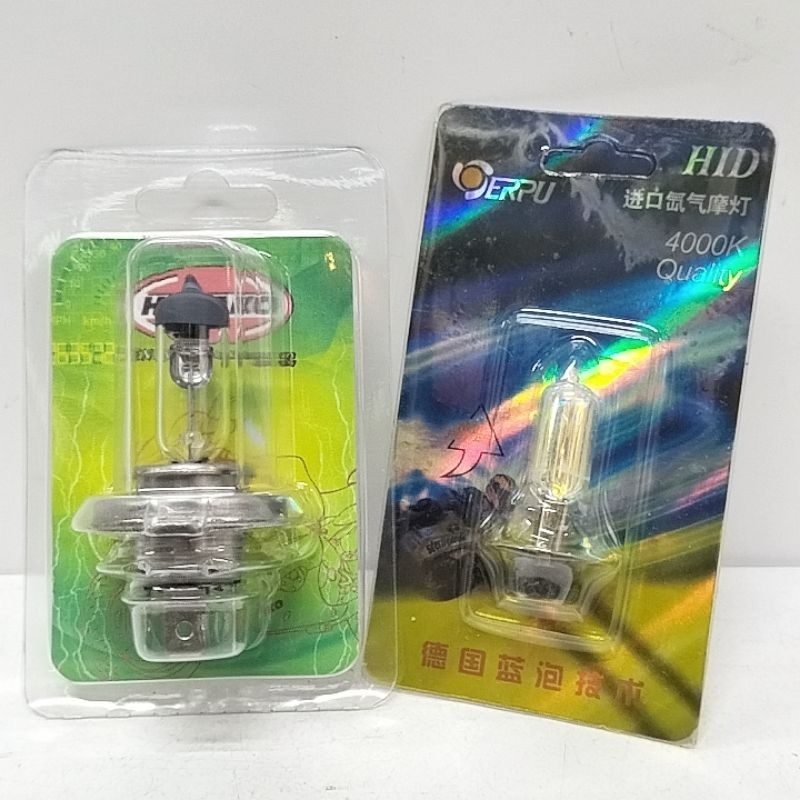 HEAD LAMP BULB HALOGEN MENTOL LAMPU EX5 12V25W RAINBOW CT110 CT100 ...