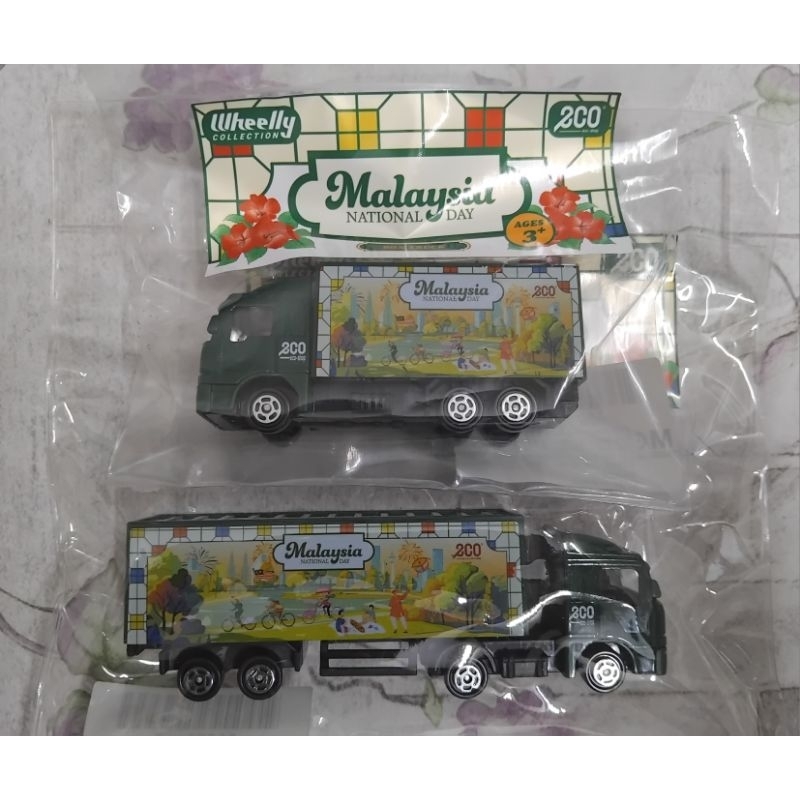 Set 2 Buah Lori Wheelly Lorry Eco Truck Merdeka 67th 2024 (1 Prime ...