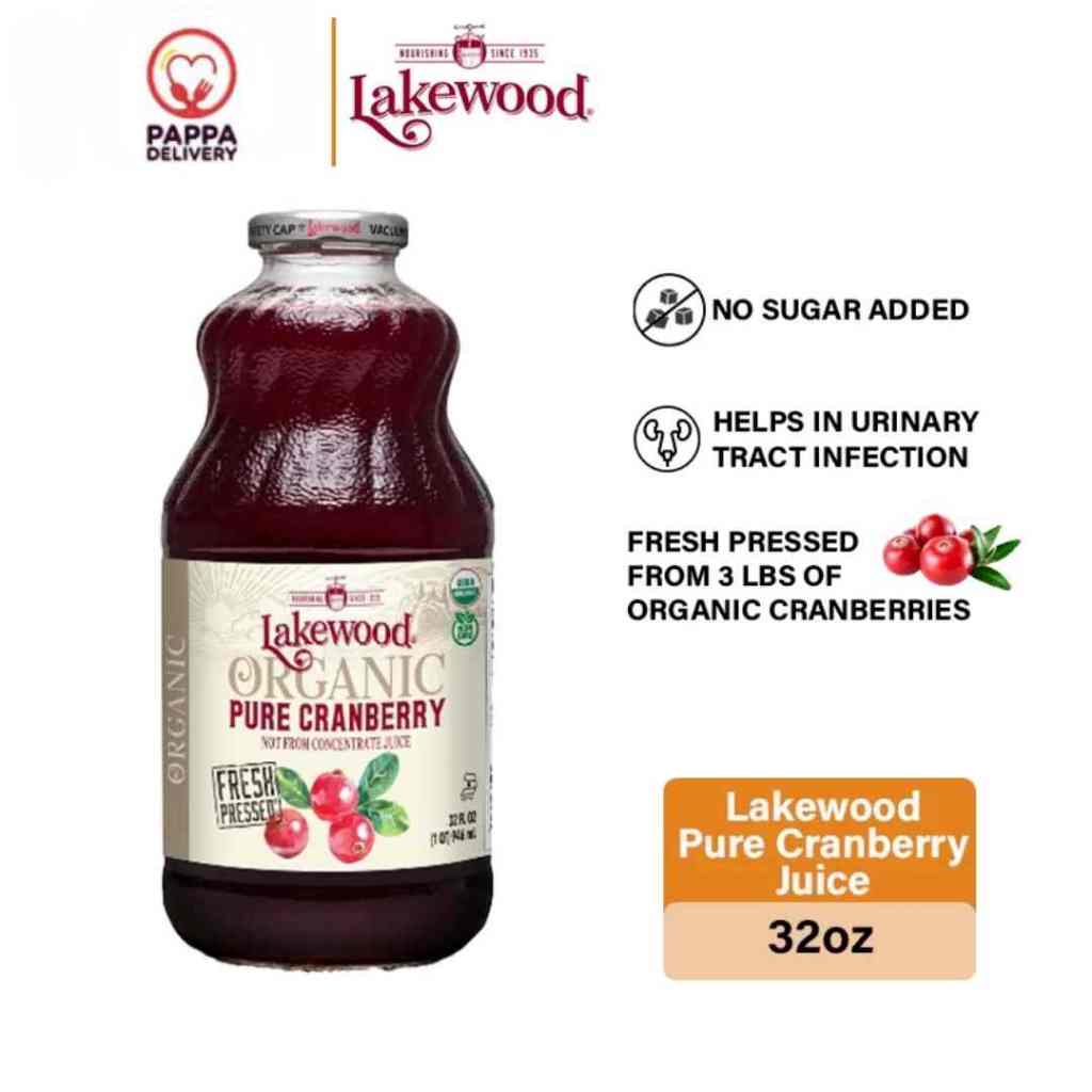 Lakewood Organic Pure Cranberry Juices (32oz) | Shopee Malaysia