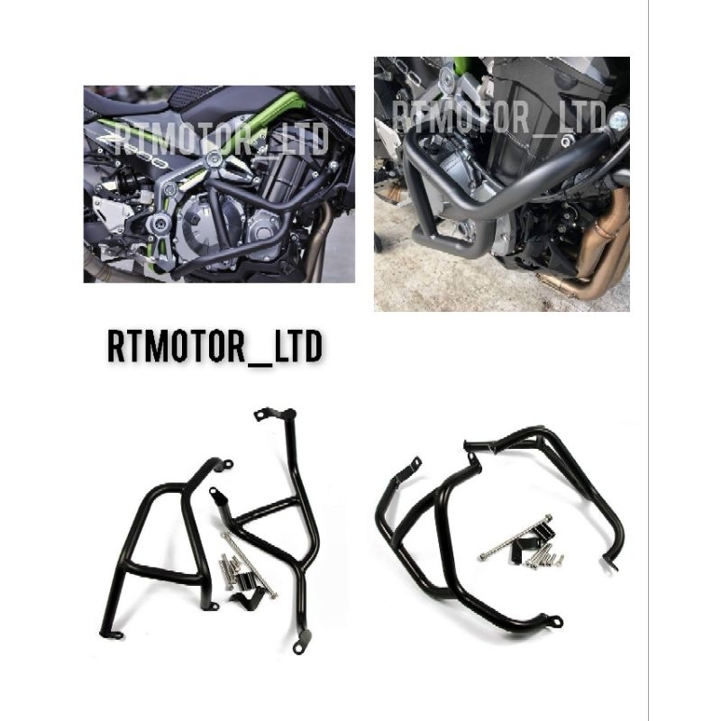 2019 - 2024 KAWASAKI Z900 ENGINE GUARD CRASH BAR HEAVY DUTY STUN CAGE ...