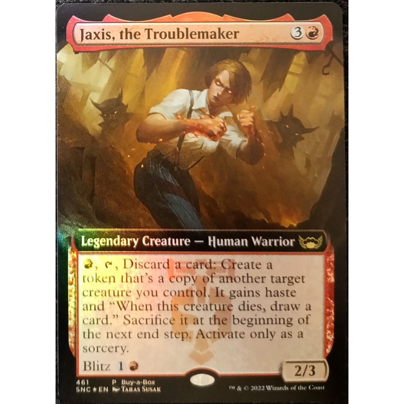 Magic The Gathering : Jaxis ,the Troublemaker Rare Foil Borderless ...