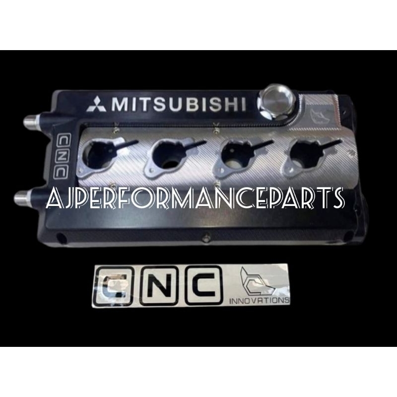 MITSUBISHI 4G63 EVO123 VR4 DSM CNC INNOVATIONS BILLET TALL VALVE COVER ...