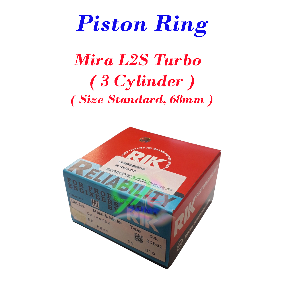Perodua Kancil L2S Turbo, L6 EF, Viva 660 EF( 3 Cylinders) Standard ...