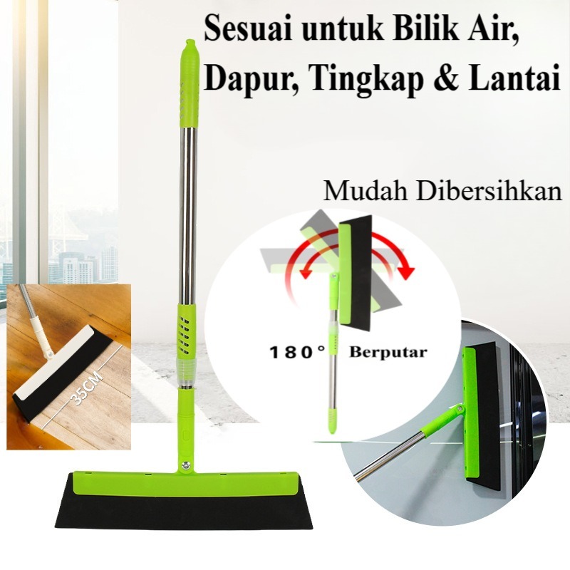 Magic Sweeper Penyapu Magik Mop Wiper Rotatable Cleaning Broom Dry ...