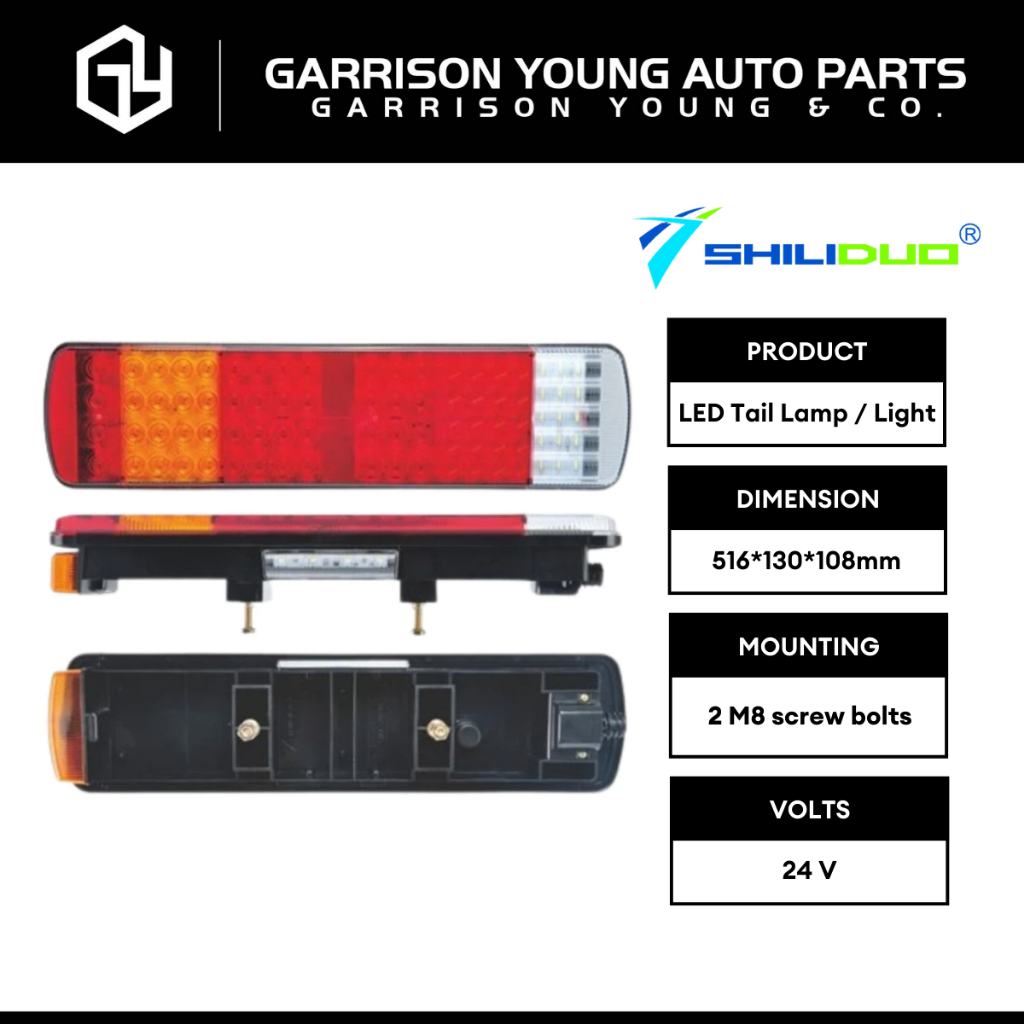 [SHILIDUO/实力多] 100% AUTHENTIC LED TAIL LAMP W/ LICENSE PLATE LAMP FOR ...