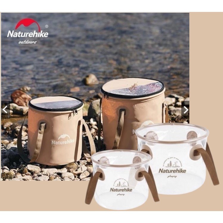 Naturehike PVC Round Water Bucket 10L 20L | Shopee Malaysia