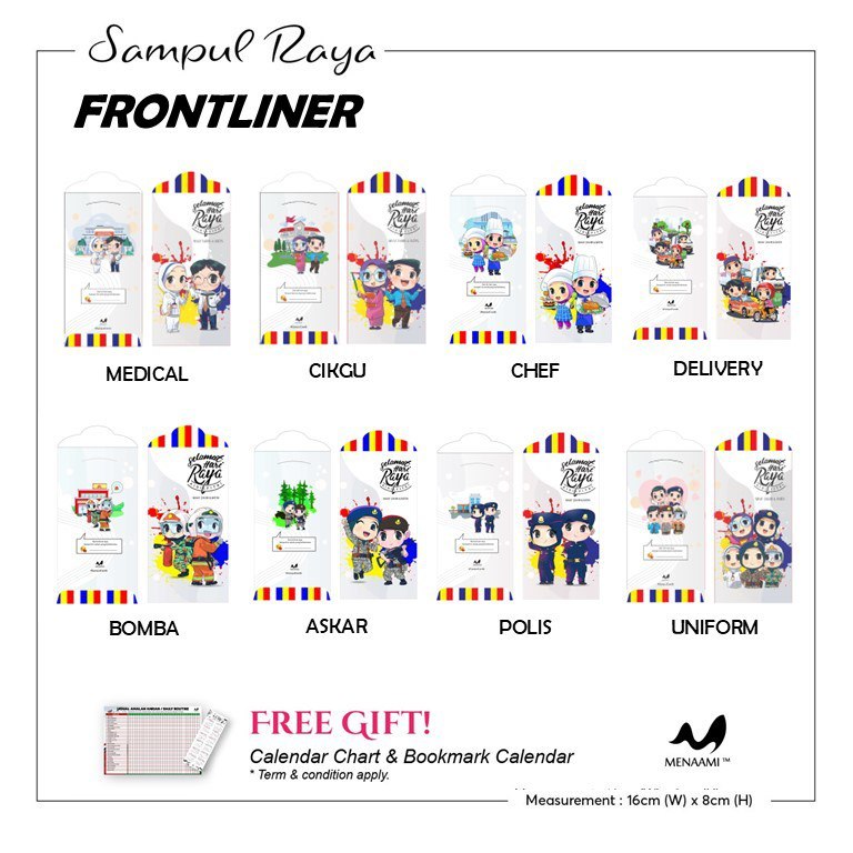 [ MENAAMI ] FRONTLINER SAMPUL DUIT RAYA 2025 ANGPAO CANTIK MONEY PACKET ...