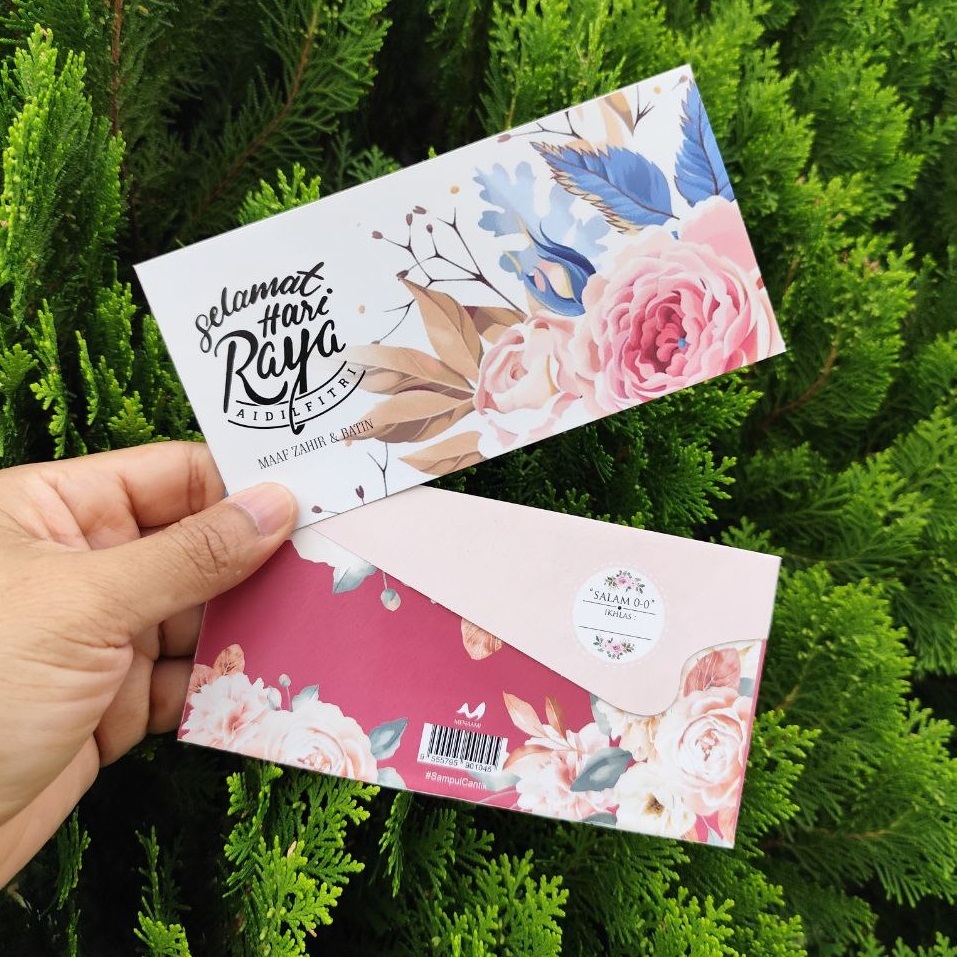 [ MENAAMI ] BUNGA FLOWER SAMPUL DUIT RAYA 2025 ANGPAO CANTIK MONEY ...