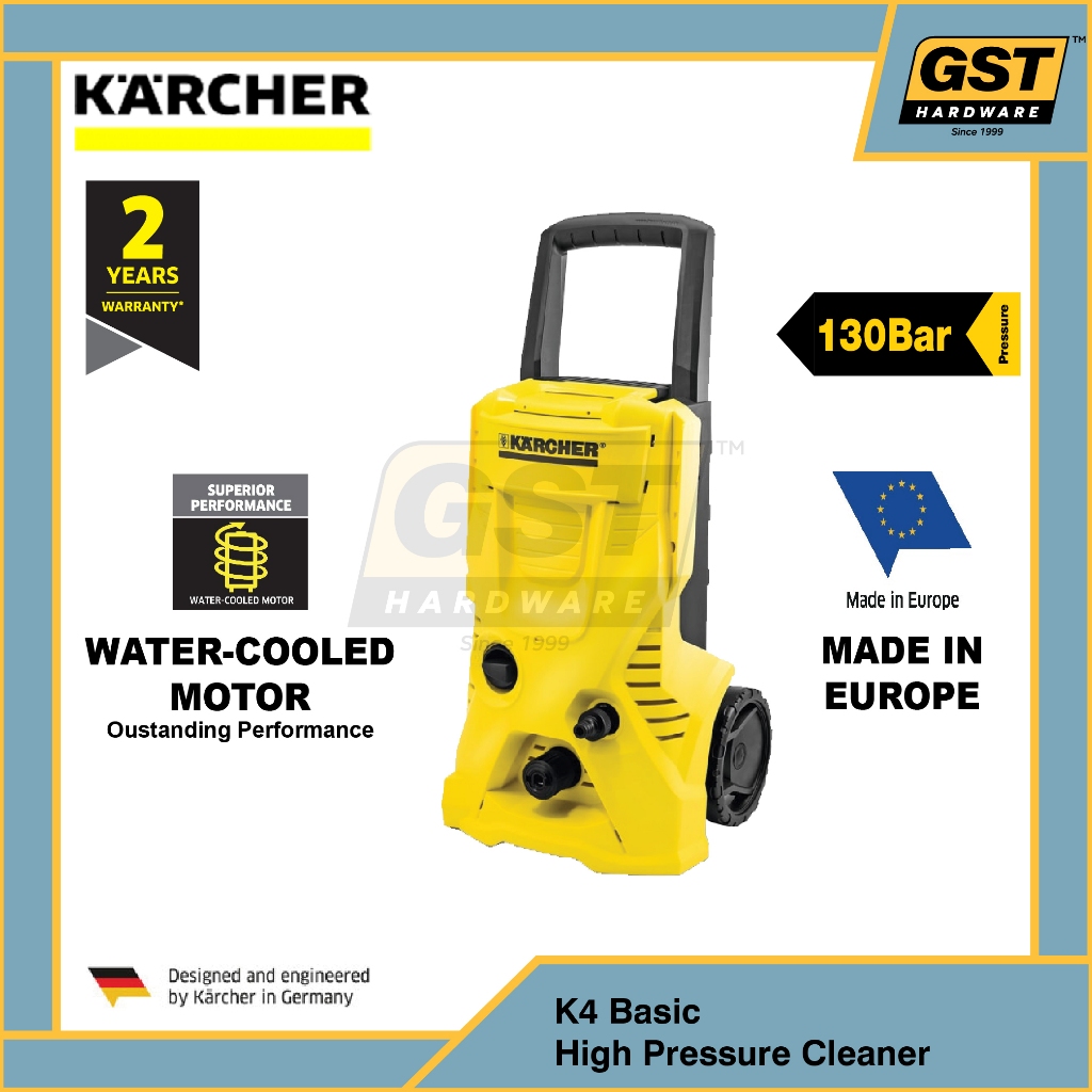 Karcher K4 Basic Water Jet High Pressure Cleaner Heavy Duty Water Jet Car Wash Waterjet Cuci ...