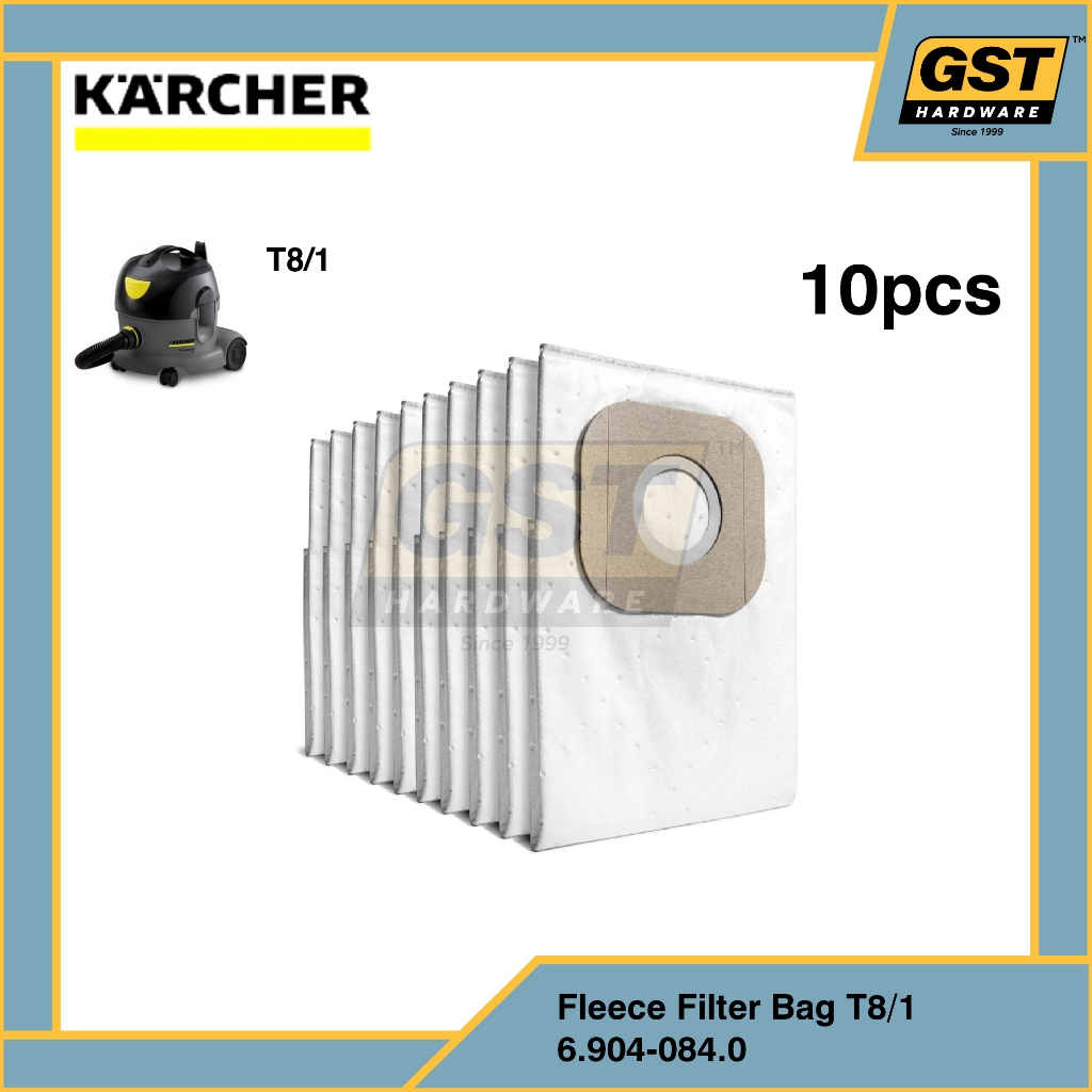 Karcher Vacuum Fleece Filter Bag T8 (10PCS/BOX) & Basket Filter ...