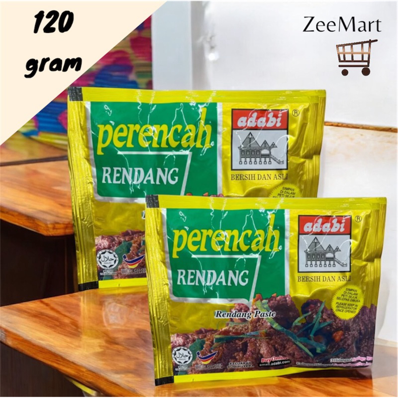 Perencah Rendang Adabi (Lembu, Ayam & Kambing) | Shopee Malaysia