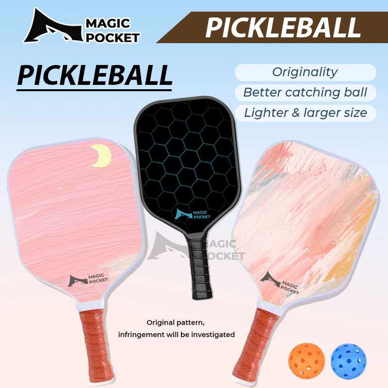 Pickleball racket USAPA approved fiberglass pickleball set competition ...