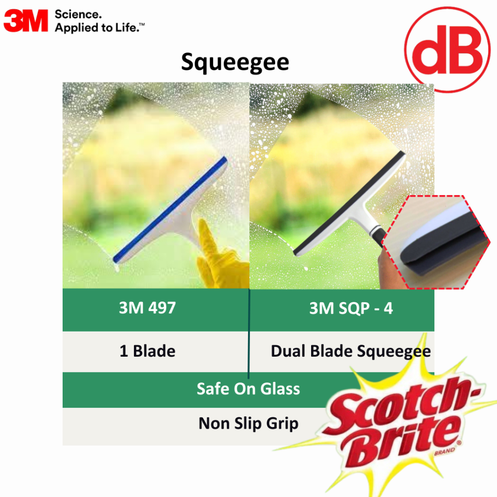 ( Offer Starting from RM12.90) 3M Scotch Brite ( 3M 497 Squeegee old ...