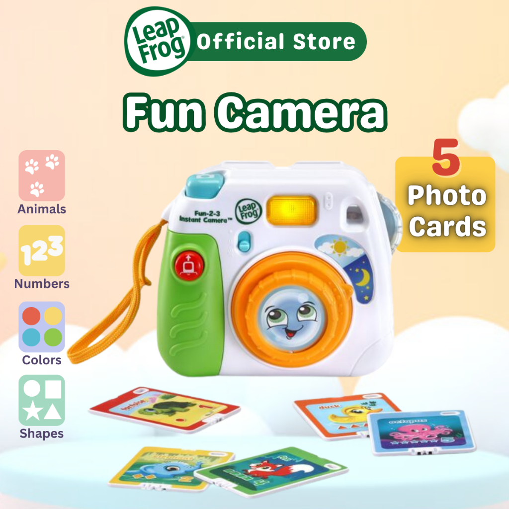 LeapFrog Fun 2 3 Instant Camera Educational Toys Pretend Play Fake ...