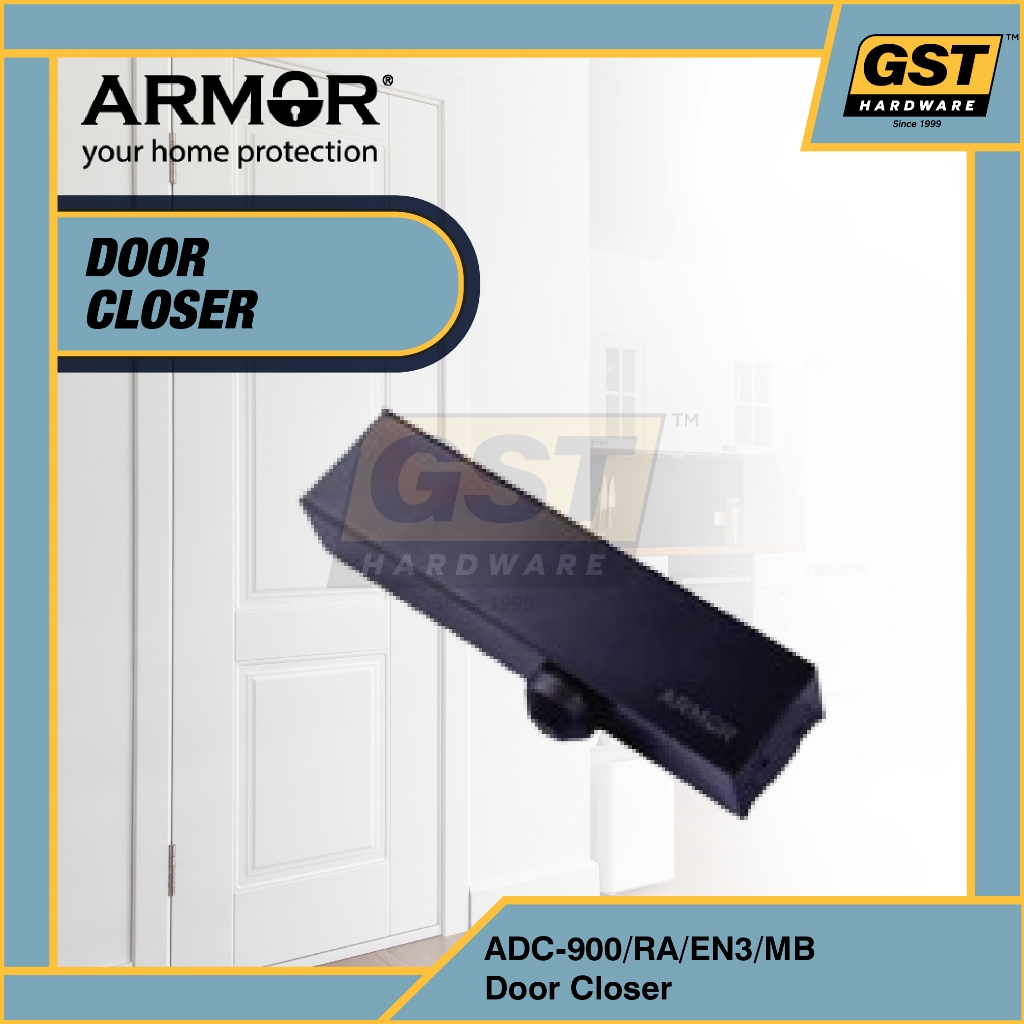 Armor Matt Black Door Closer ADC-900 | Shopee Malaysia