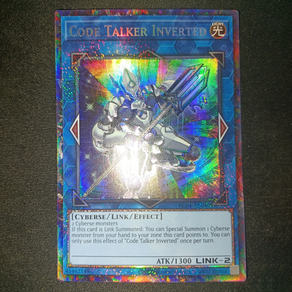 YUGIOH RC04-AE046 Code Talker Inverted [CR/SER/UTR/SR] | Shopee Malaysia