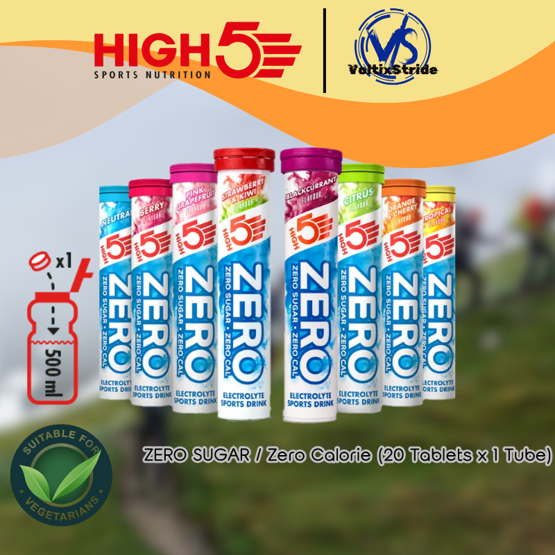 HIGH5 ZERO | Electrolyte Tablets / Tablet Elektrolit - ZERO SUGAR ...