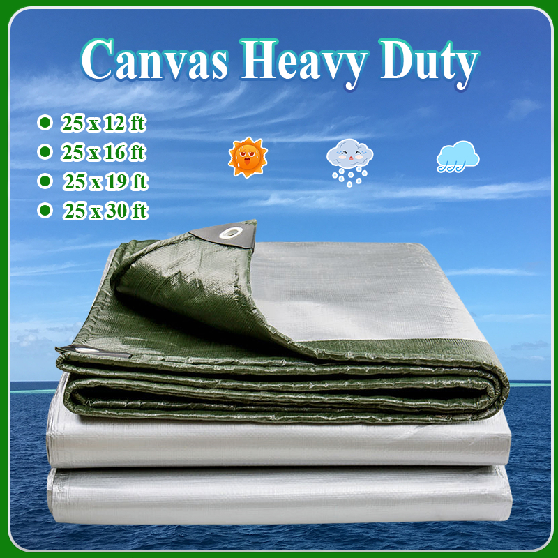 160g/m2【COD】Thickened Kanvas Waterproof canvas 4x8m 5x8m 6x8m 8x10m ...