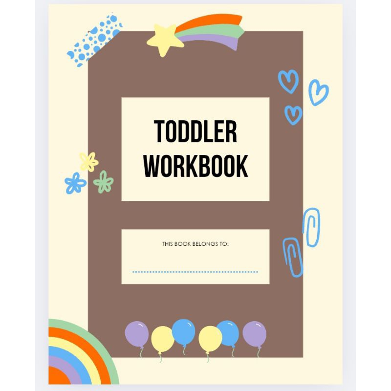 📝 Toddler Workbook - 92 Pages | Printable Digital Download | Shopee ...