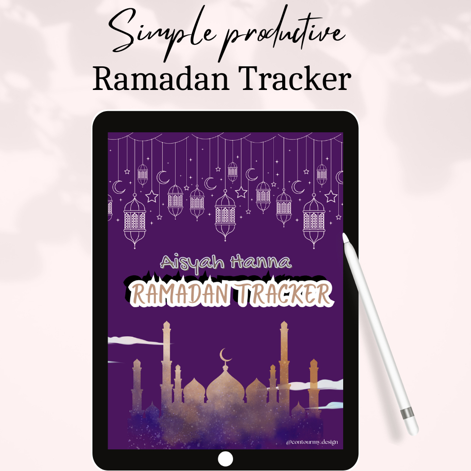 [Ramadan 2025] Digital Solat Tracker | Simple Cute Ramadan Planner ...