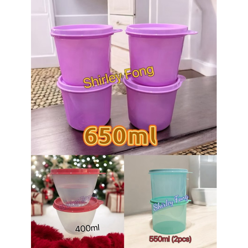 Tupperware Compact Canister 400ml / 550ml /650ml | Shopee Malaysia