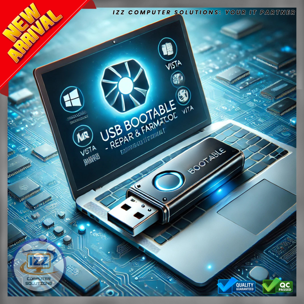 USB Pendrive Bootable WVISTA [MBR: UEFI & Legacy] – Repair & Format ...
