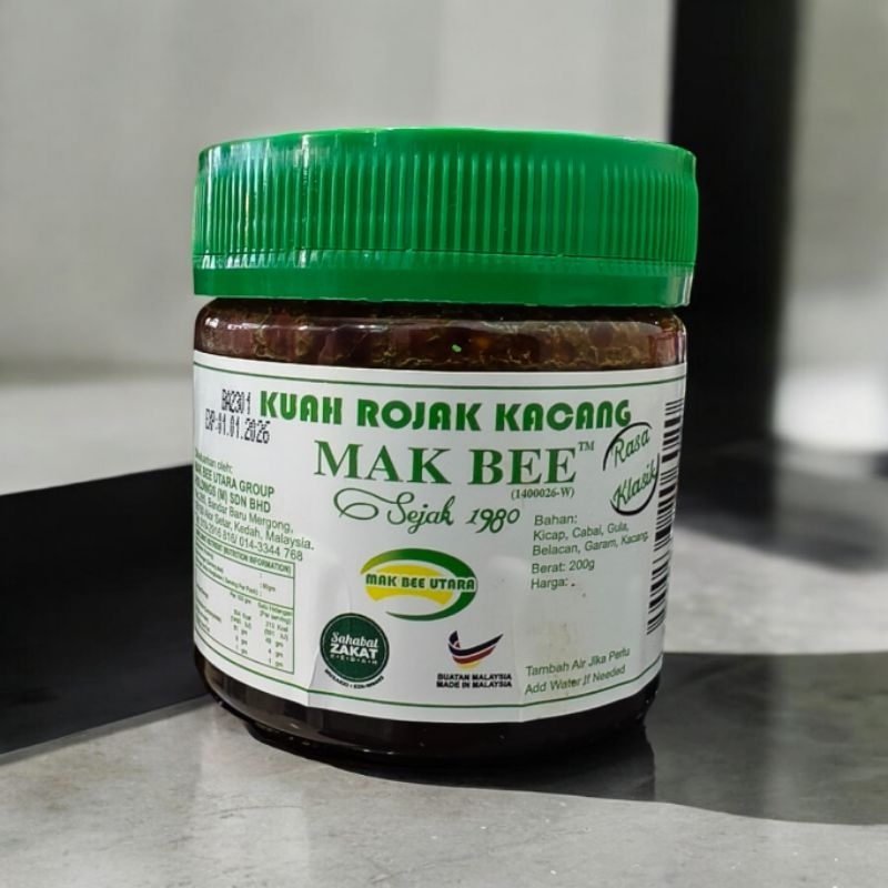 MAK BEE KUAH ROJAK KACANG 200gram / 400gram | Shopee Malaysia