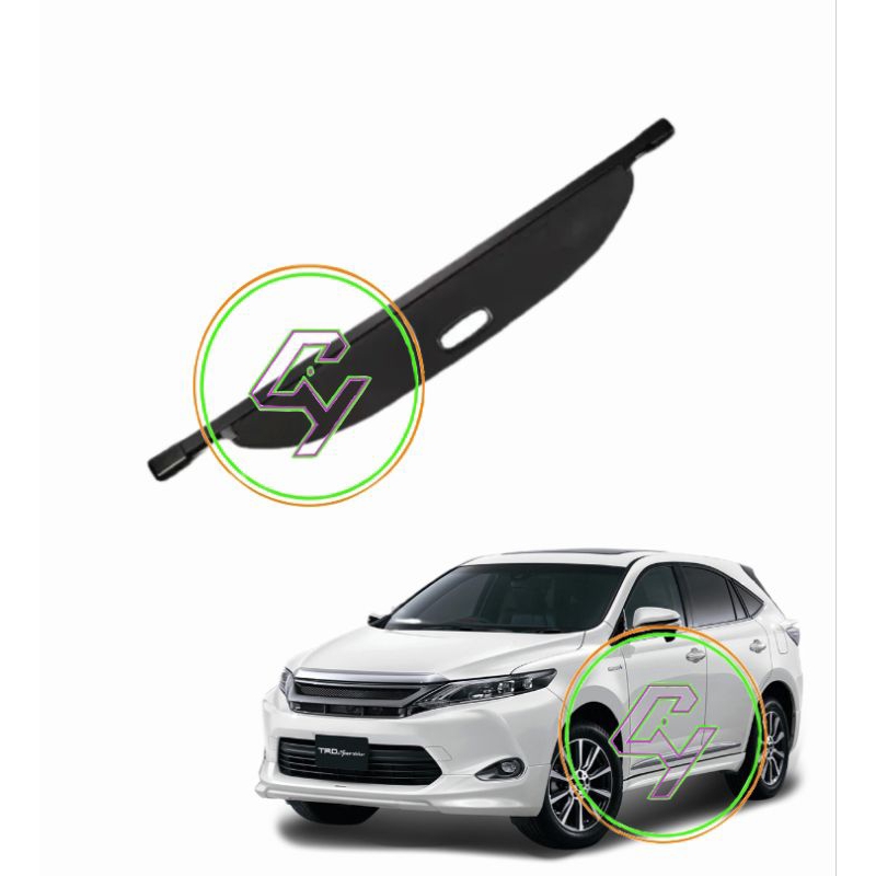 Toyota Harrier XU60 2014 -2020 Boot Cover Retractable Trunk Cover Rear ...