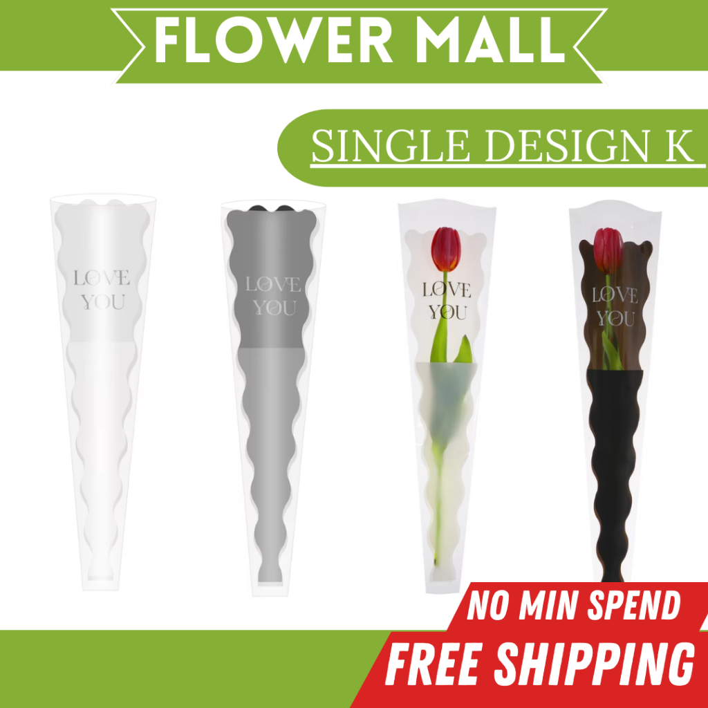 (50PCS) SINGLE K DESIGN Flower Wrapping Paper Flower Paper Wrapping ...