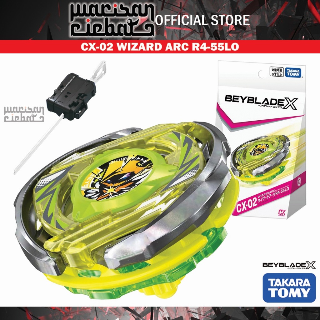 Takara Tomy Beyblade X CX-02 Starter Wizard Arc R4-55LO | Shopee Malaysia