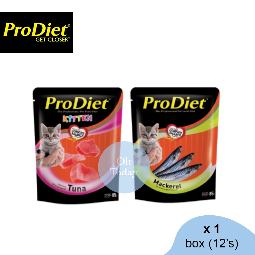 ProDiet 85g Kitten Wet Cat Food x 12 packs [makanan kucing] | Shopee ...