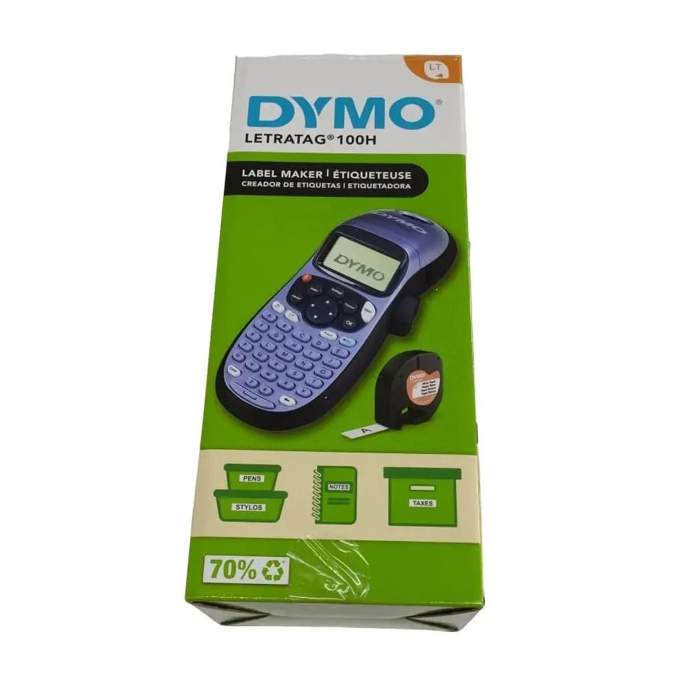 DYMO letratag 100H Handheld label maker (2174534) Blue Colour | Shopee ...